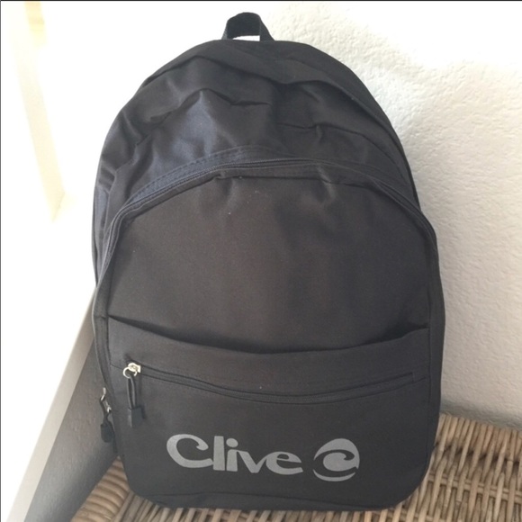 Clive | Bags | Clive Black Zippered Backpack | Poshmark